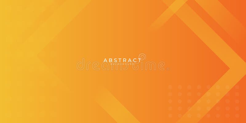 Abstract Orange Gradient Geometric Shape Background with Dynamic ...
