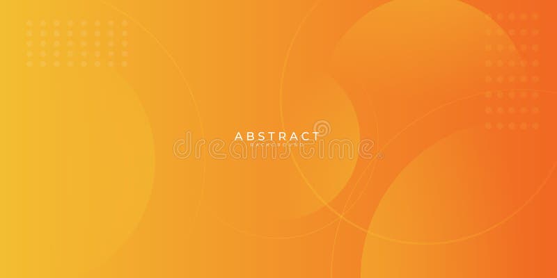 Abstract Orange Gradient Geometric Shape Background with Dynamic ...