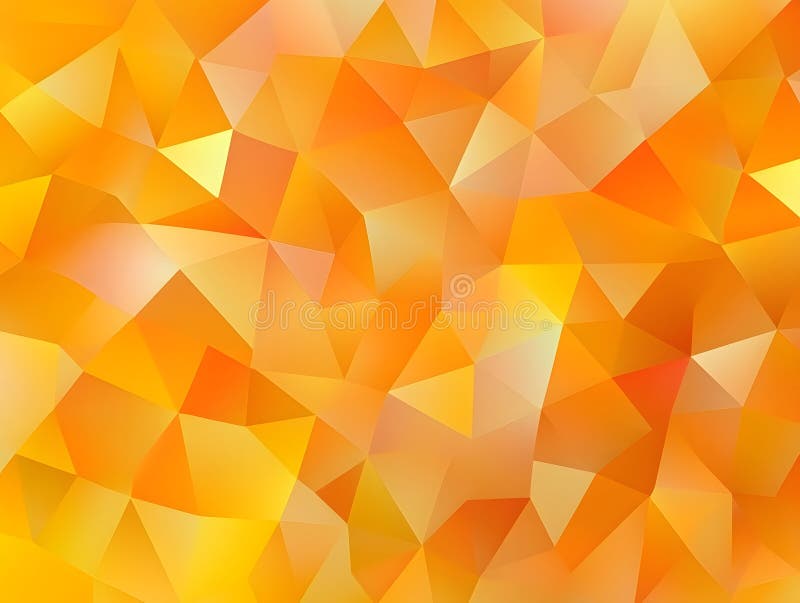 Abstract Orange Gradient Triangle Pattern Background Stock Illustration ...