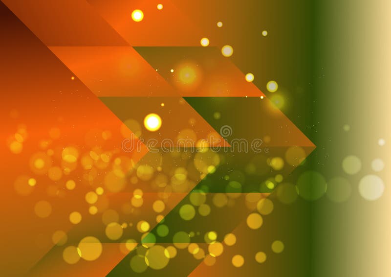 Abstract Orange and Green Gradient Background Stock Vector ...