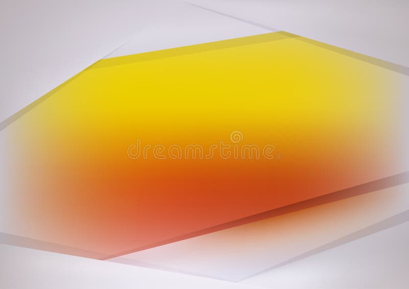 Abstract Orange and Grey Background Template Stock Illustration ...