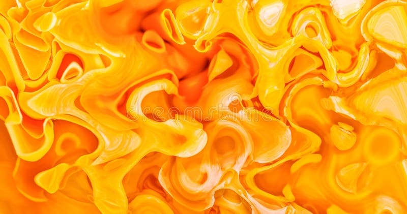Abstract Orange Illustration of Wavy Patterns with Light on Them Stock ...