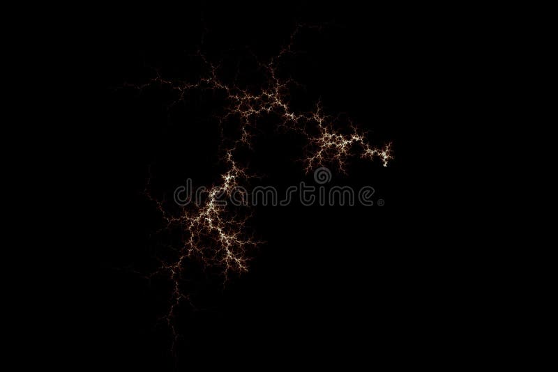 Abstract Orange Lightning Design Stock Illustration - Illustration of ...