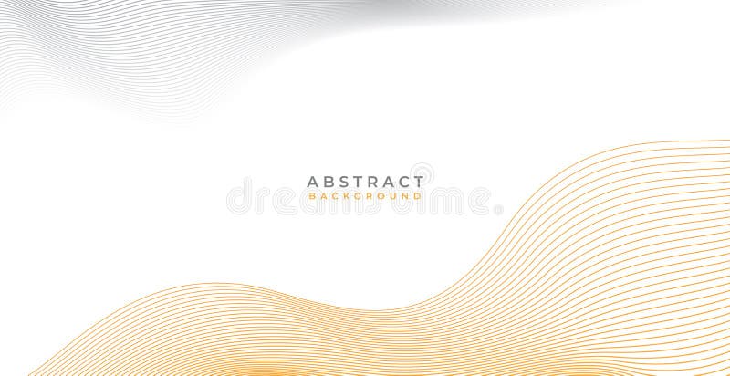 Abstract Orange Line Background Design Stock Vector - Illustration of ...