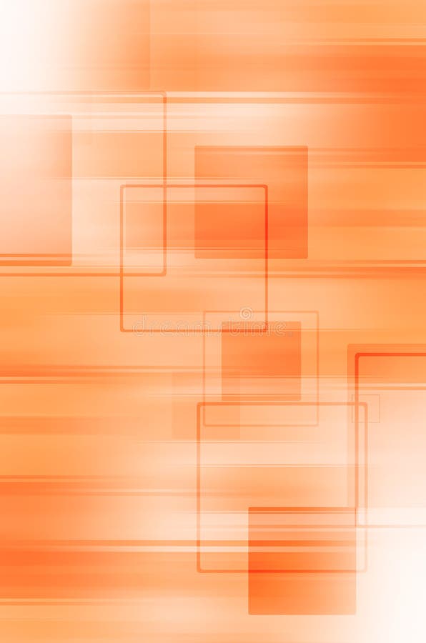 Abstract Orange Line and Square Background Stock Illustration ...