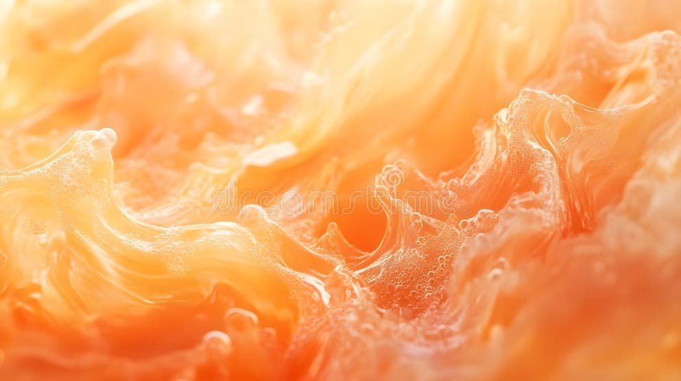 Abstract Orange Liquid Background Stock Illustration - Illustration of ...