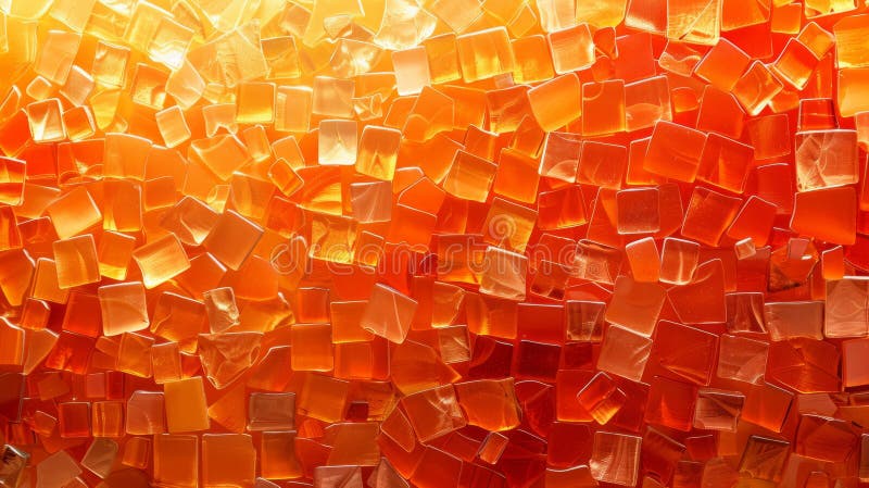 Abstract Orange Mosaic Background with Shiny Fin Stock Image - Image of ...
