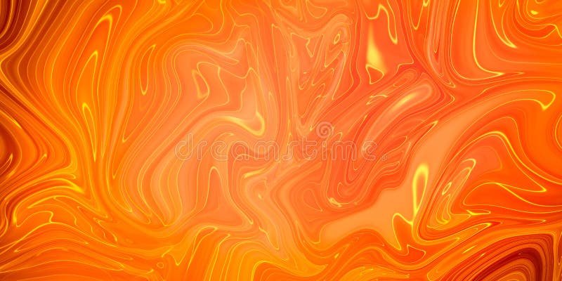 Abstract Orange Paint Background. Acrylic Texture with Marble Pattern ...