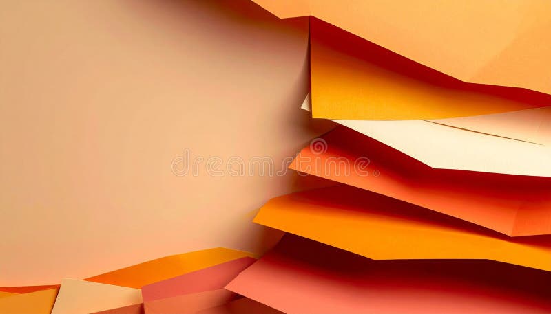 Abstract Orange Paper Texture Background Stock Illustration ...
