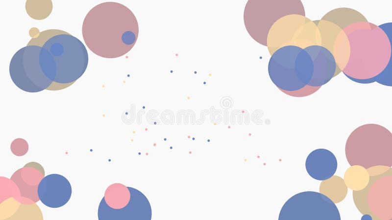 Abstract Orange Pattern Background with Random Object Stock ...