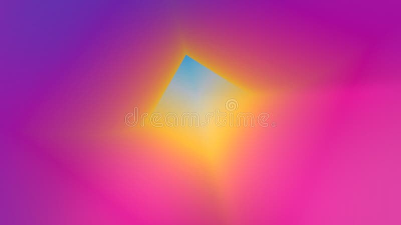 Abstract Orange and Pink Gradient Background with Blue Square Hole ...