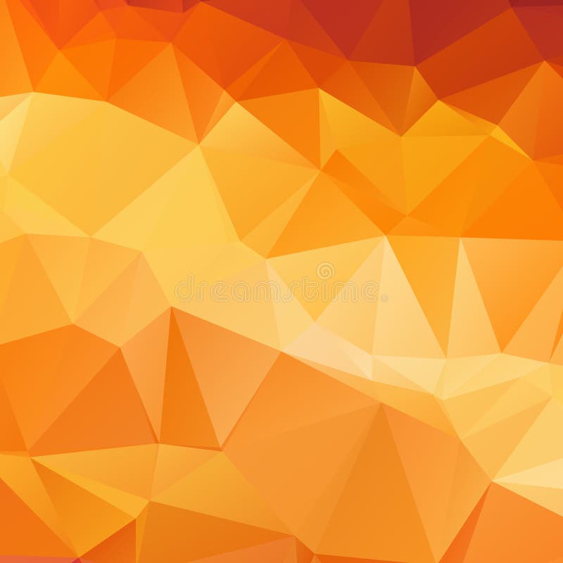 Orange Polygon Background. Wallpaper Modern Stock Vector - Illustration of background ...