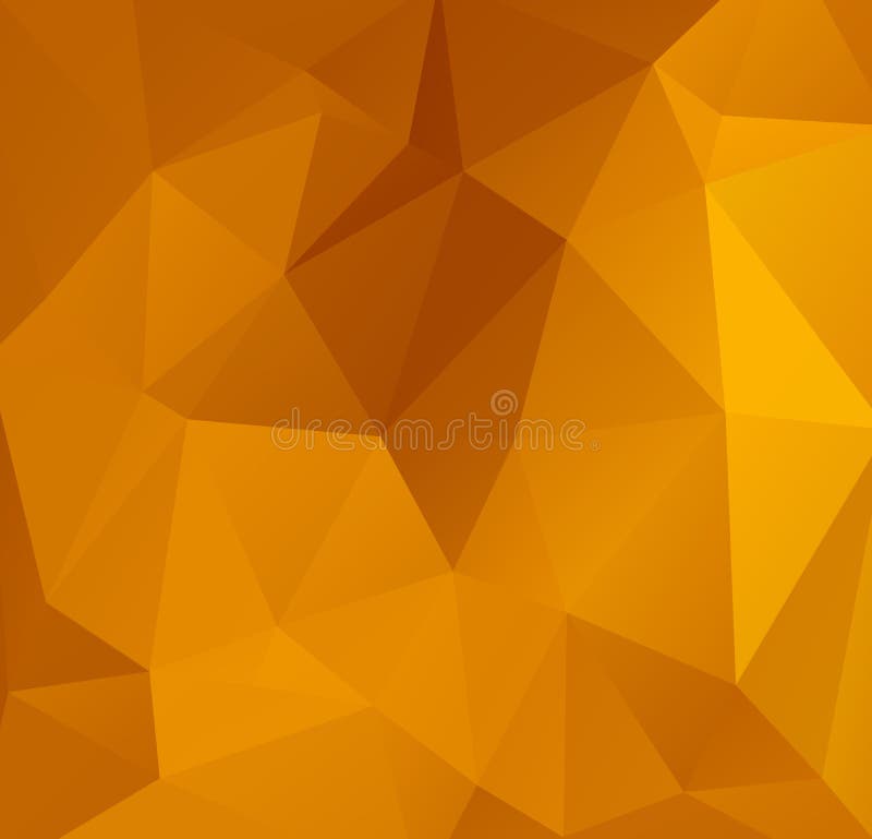 Abstract Orange Polygonal Mosaic Background, Creative Design Templates ...