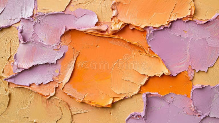 Abstract Orange and Purple Paint Texture Background Stock Illustration ...