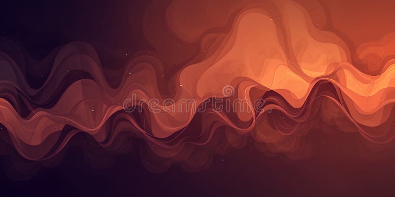 Abstract Orange and Purple Wavy Design with Subtle Light Spots Across ...