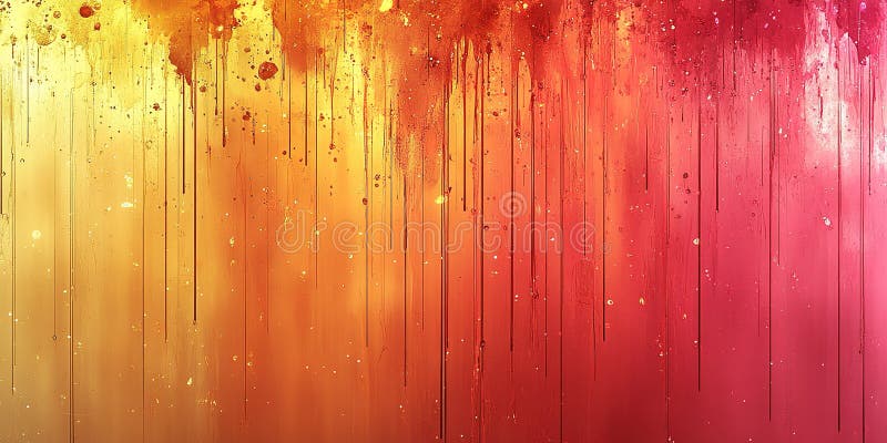 Abstract Orange and Red Drip Art Creates a Vibrant and Dynamic ...