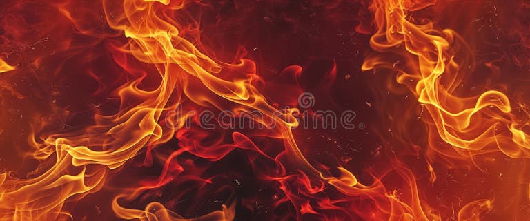 Abstract Orange and Red Fire Flames Texture Background Stock Image ...