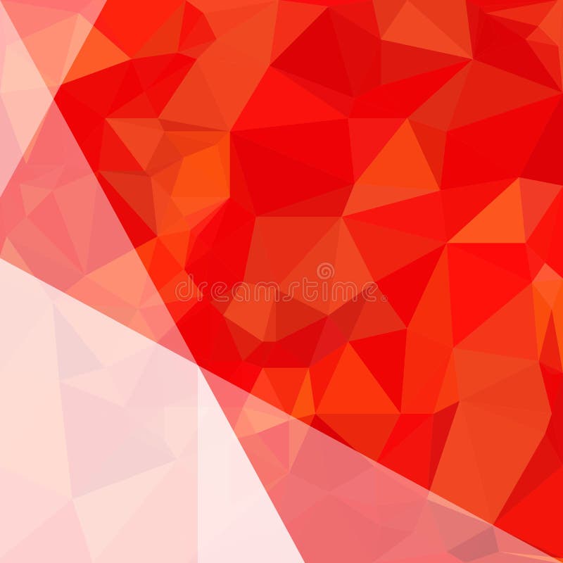 Abstract Orange and Red Polygon Vector Background. Stock Vector ...
