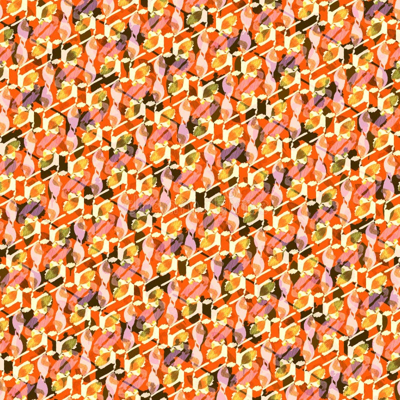 Abstract Orange Repeat Pattern,fabric, Surface Cover, Background, Wrap Paper, Card, Poster Stock ...