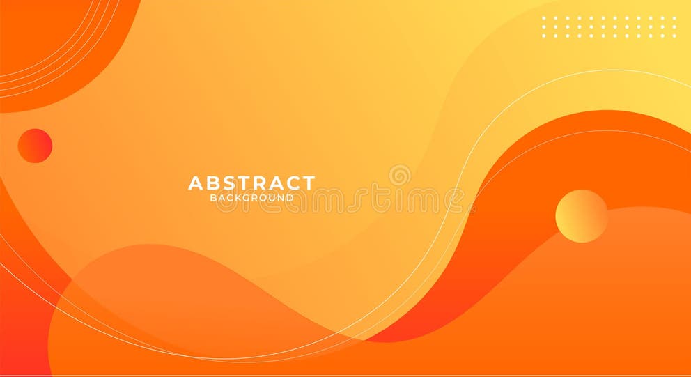 Abstract Orange Shape Background Vector Stock Vector - Illustration of ...