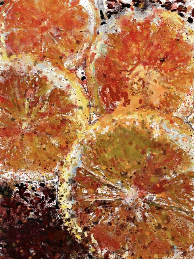 Abstract Orange Slices stock image. Image of wallpaper - 169454491