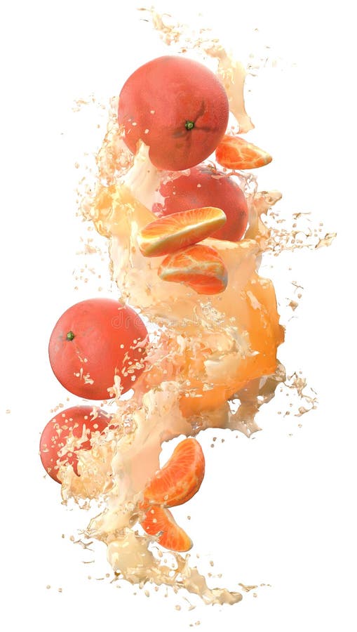 Abstract orange splash stock photo. Image of grapefruit - 43871494