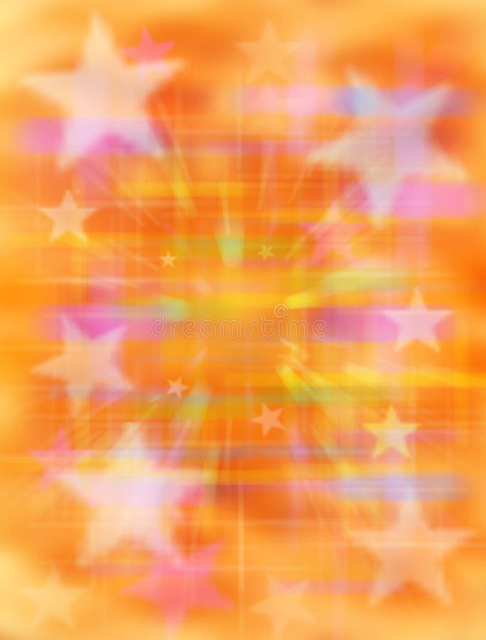 Abstract Orange Star Background Stock Image - Image of colors, pretty ...