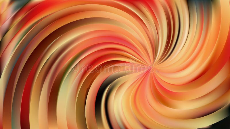 Abstract Orange Swirl Background Vector Art Stock Vector - Illustration ...