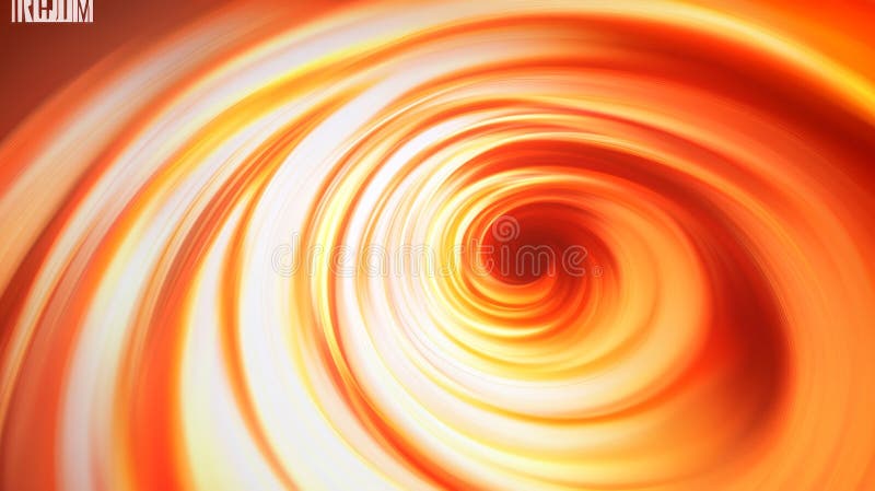Abstract Orange Swirl Design a Vibrant Abstract Featuring a Swirling ...