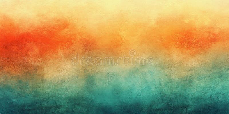 Abstract Orange Teal Gradient Background Texture Design Vintage Retro ...