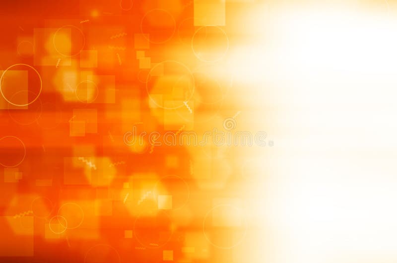 Abstract Orange Technology Background. Stock Illustration ...