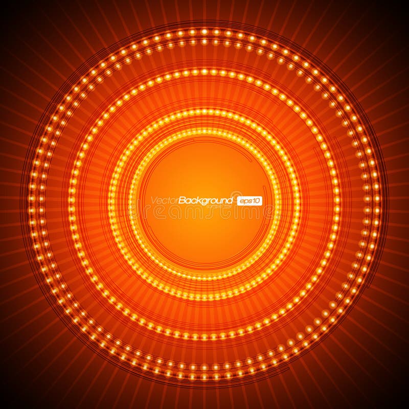 Abstract Orange Vector Background Stock Vector - Illustration of ...
