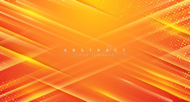 Abstract Orange Vector Background with Shine Texture Lines and Abstract ...