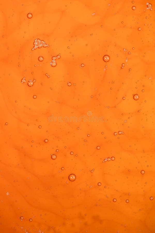 Abstract Orange Water Drops Stock Photo - Image of field, closeup ...