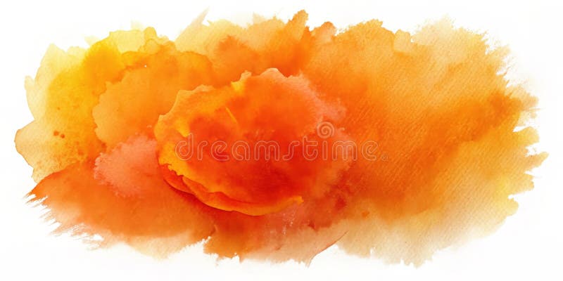 Abstract Orange Watercolor Wash Texture Perfect for Design Projects ...