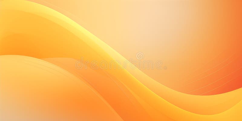 Abstract Orange Wave Background with Smooth Curves and Gradients for ...