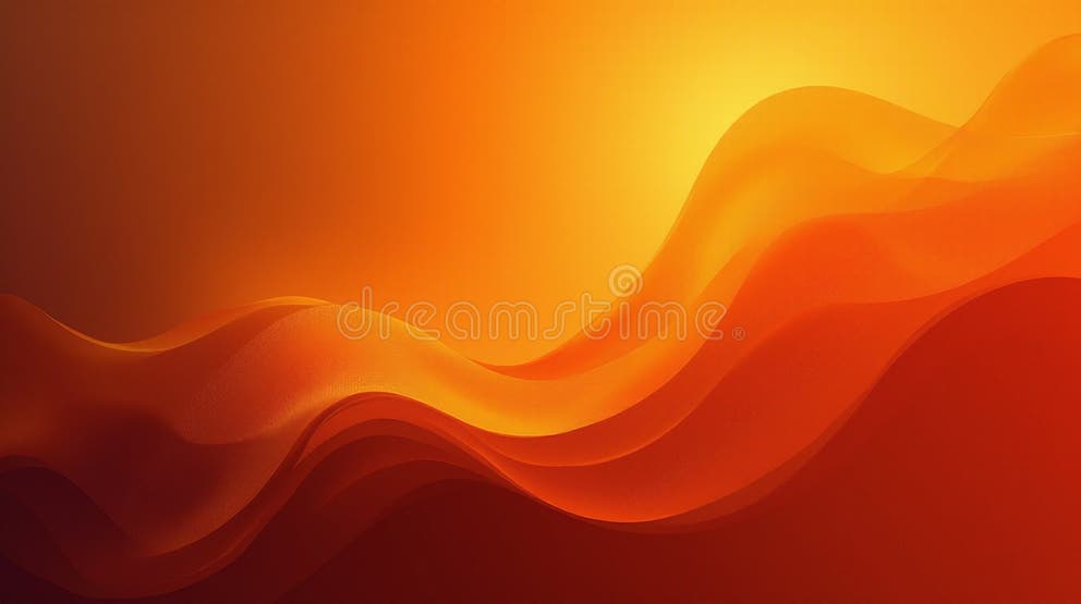 Abstract Orange Wave Pattern Gradient Background Stock Illustration ...