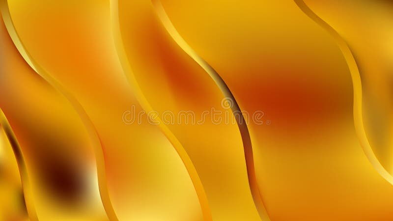 Abstract Orange Wavy Background Design Stock Vector - Illustration of ...