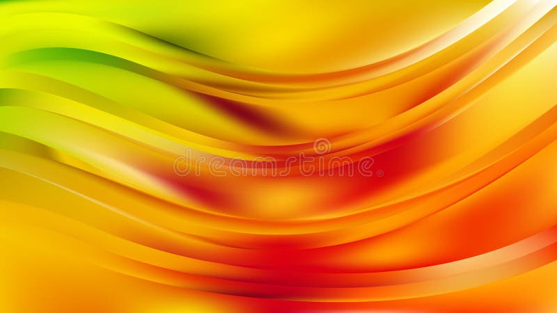 Abstract Orange Wavy Background Vector Illustration Stock Vector ...
