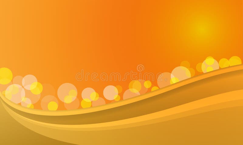 Abstract orange web banner stock vector. Illustration of modern - 108249643