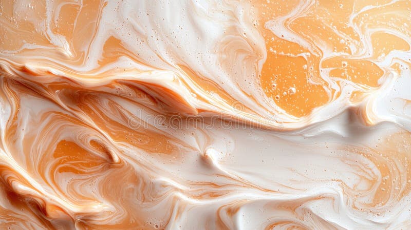 Abstract Orange and White Marble Texture Background Stock Illustration ...