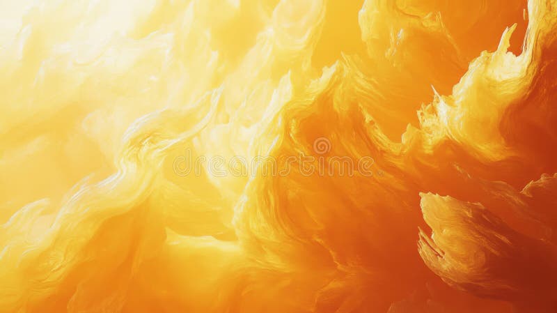 Abstract Orange and Yellow Glowing Cloud Texture Stock Illustration ...