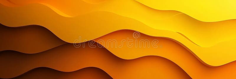Abstract Orange Yellow Gradient Background, Layer Curve Flow Wave ...