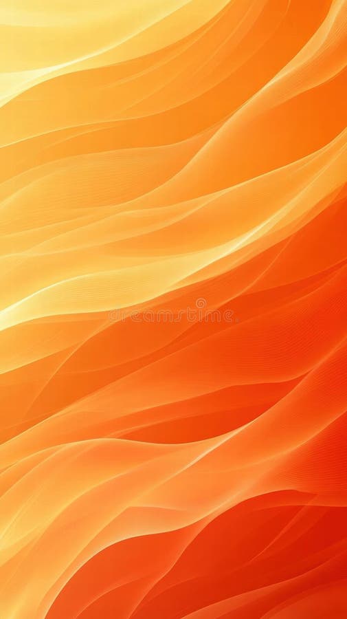 Abstract Orange and Yellow Gradient Background with Wavy Lines Stock ...