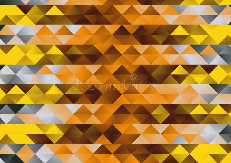Abstract Orange Yellow and Grey Triangle Background Vector Art Stock Vector - Illustration of ...