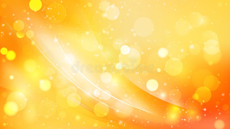 Abstract Orange and Yellow Lights Background Vector Stock Vector - Illustration of template ...
