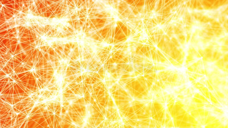 Abstract Subtle Orange Plexus Background Loop for Technology, Science, Communications Stock ...