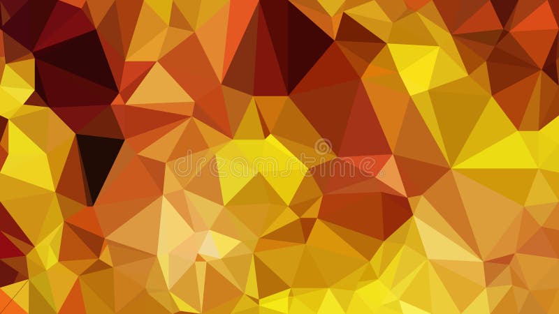 Abstract Orange and Yellow Polygon Triangle Background Stock Vector ...