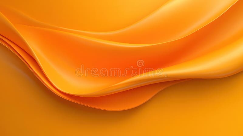 Abstract Orange and Yellow Waving Waves Wall Texture with Overlapping ...