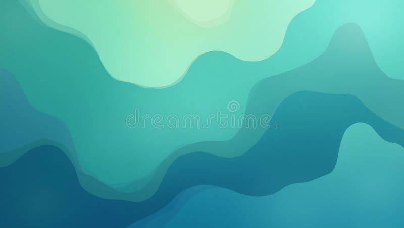 Abstract Organic Blob Pattern in Soothing Blue and Green Hues Stock ...